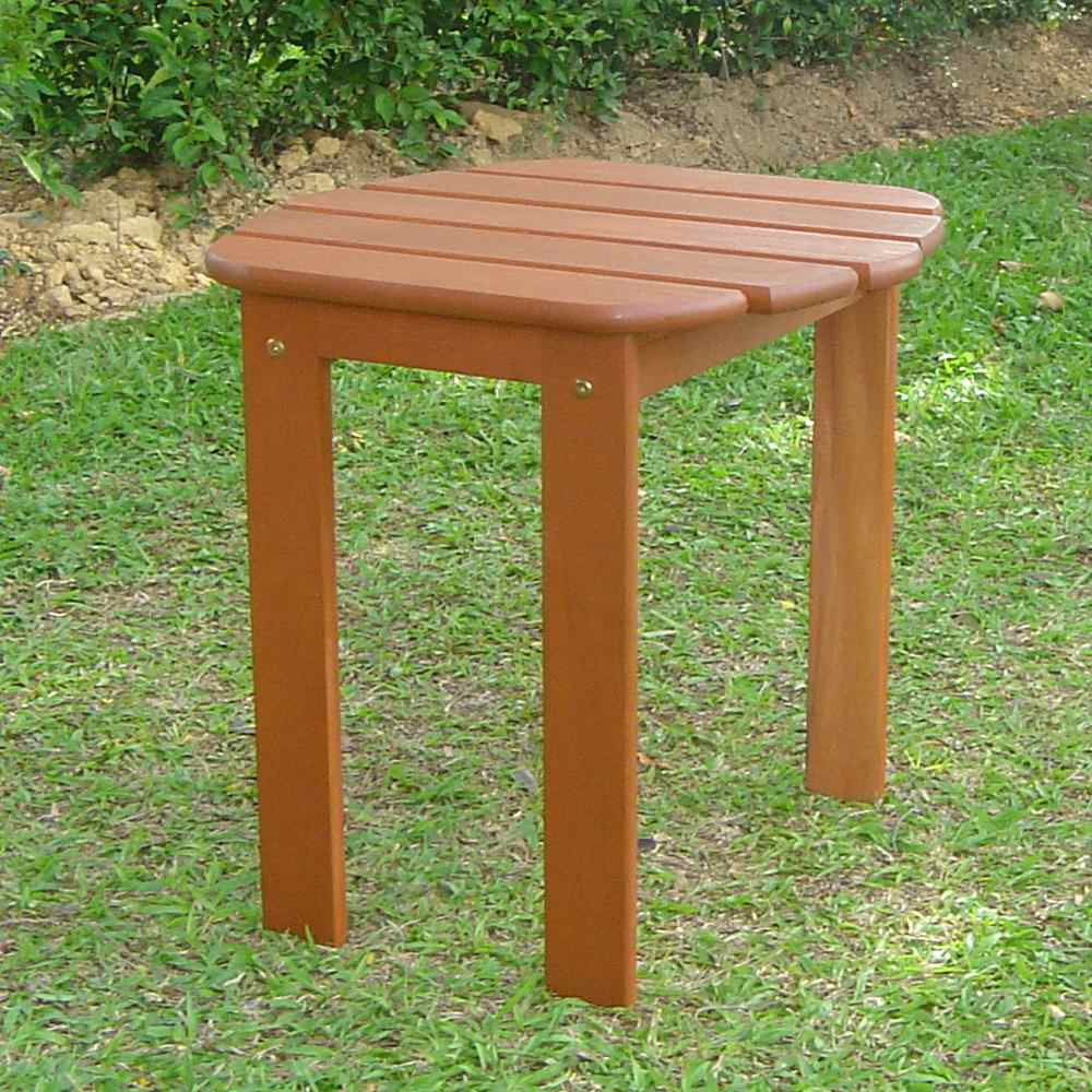 Teak Adirondack End Table - Transitional - Outdoor Side Tables - by ...