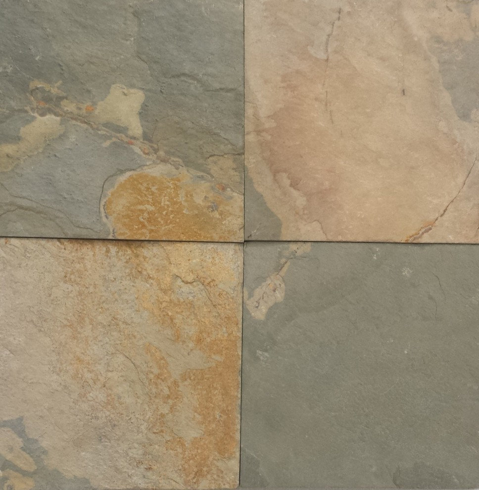 China Lotus Slate Tiles, Natural Cleft Face, Gauged Back Finish, 12"x12 ...