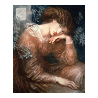 "Reverie" Digital Paper Print by Dante Gabriel Rossetti, 15"x18", 35 ...