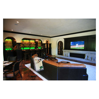 African Safari Style Home - Home Bar - Minneapolis - by James McNeal ...