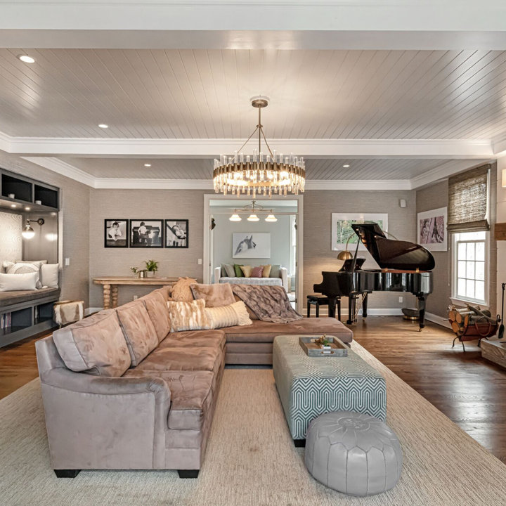 75 Transitional Family Room Ideas You'll Love - May, 2026 | Houzz
