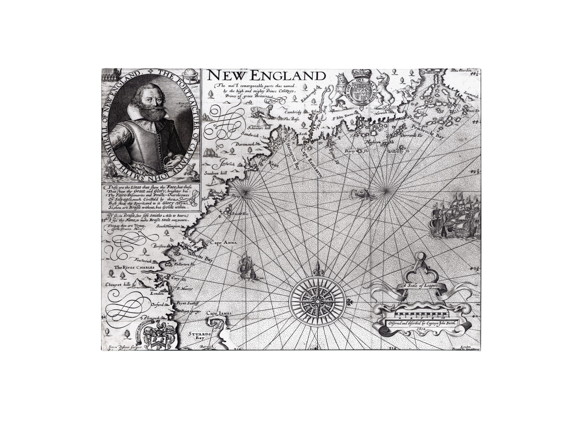 'Coast of New England, 1614' Canvas Art by John Smith, 26" x 32 ...