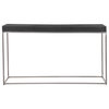 Uttermost Jase Black Concrete Console Table - Industrial - Console Tables - by HedgeApple | Houzz