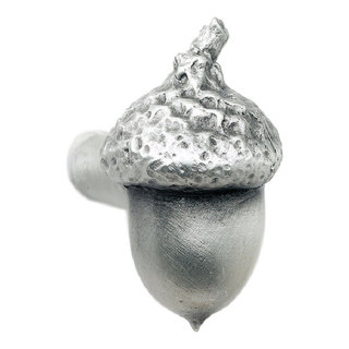 Acorn Knob Pull, Pewter - Rustic - Cabinet And Drawer Knobs - by ...