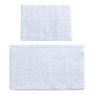 Madison Park Signature Ritzy 100% Cotton Solid Tufted 2 Piece Bath Rug ...