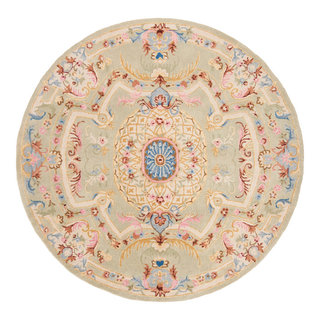 Safavieh Savonnerie Collection, SAV120 Rug, 6' Round - Victorian - Area ...