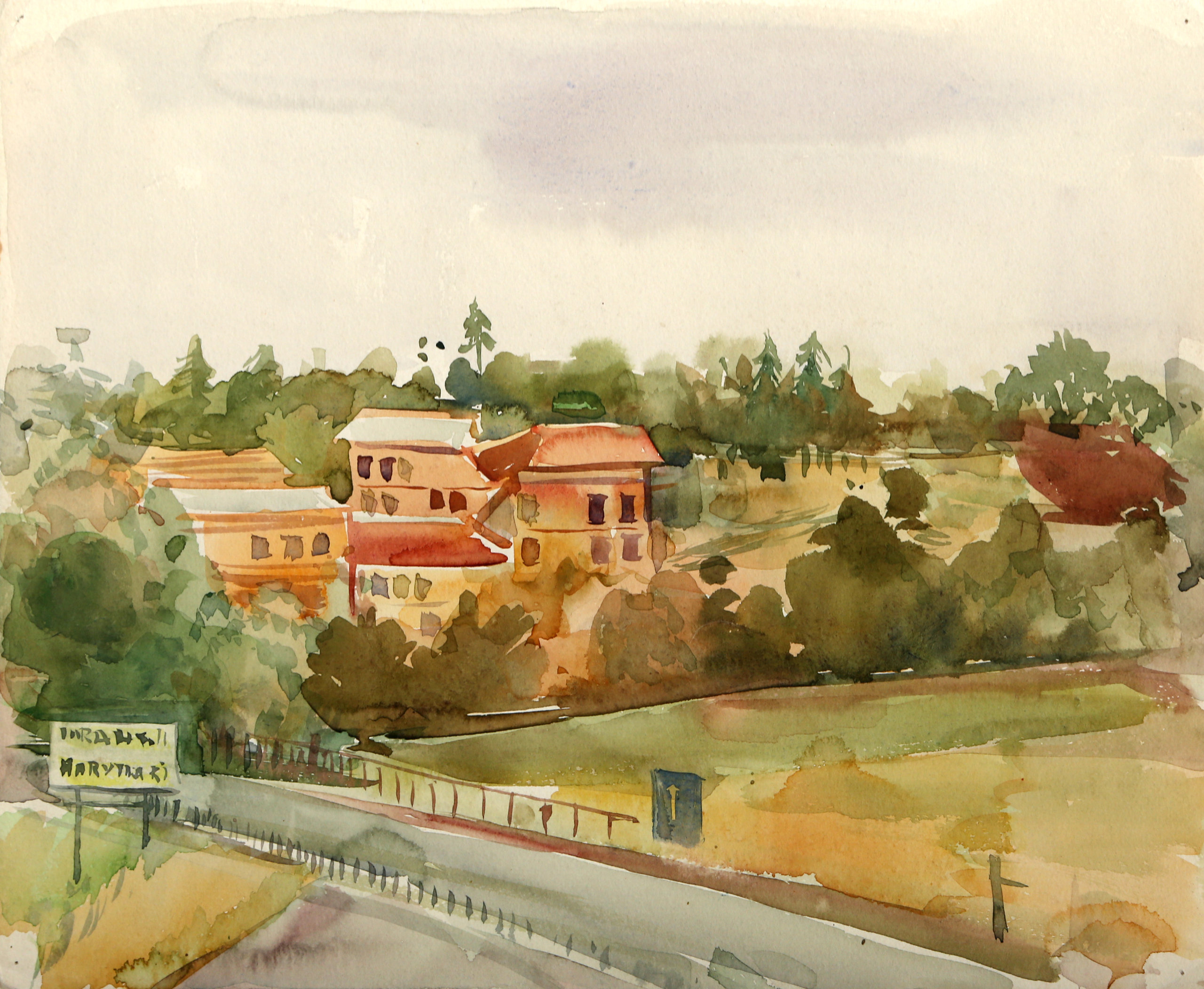 Landscape, Erik Freyman, 10x14 - Contemporary - Paintings - by ...