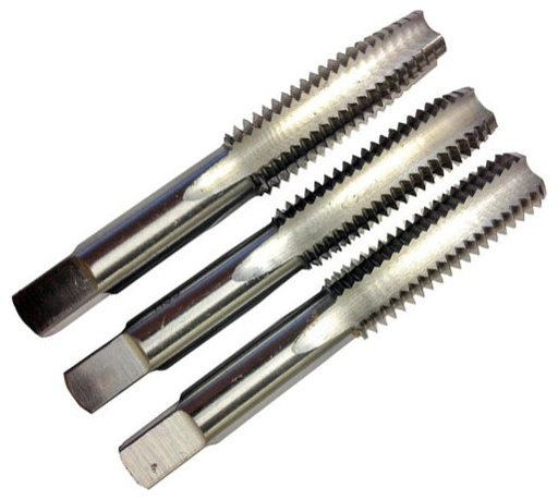 HSS Left Hand 4 Flute Tap Set, 1/2"-13 - Contemporary - Power Tools ...