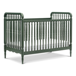 Namesake Liberty Wood 3-in-1 Convertible Crib in Forest Green ...