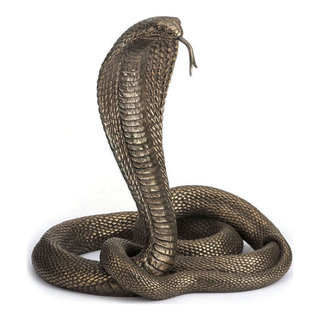 King Cobra Statue by Veronese Design - Contemporary - Decorative ...