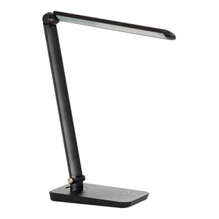 Pemberly Row Modern / Contemporary LED Desk Lamp in Black Finish ...