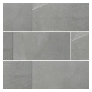 Sande Grey 24X48 Matte Porcelain Tile - Transitional - Tile - by ...