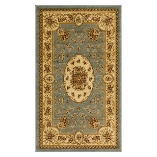 Rug Unique Loom Versailles Slate Blue Rectangular 3' 3 x 5' 3 ...