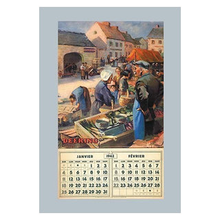 Deering, 1942, 20" x 30" - Traditional - Prints And Posters - by ...