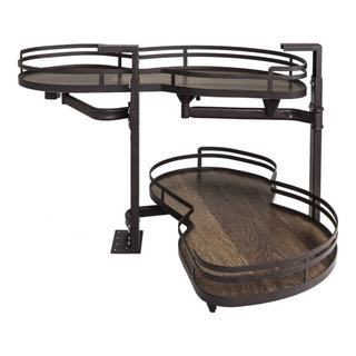 21" Blind Corner Swing Out Unit - Transitional - Pantry And Cabinet ...