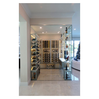Boca Non Refrigerated Wine Room and Bar - Modern - Wine Cellar - Miami ...