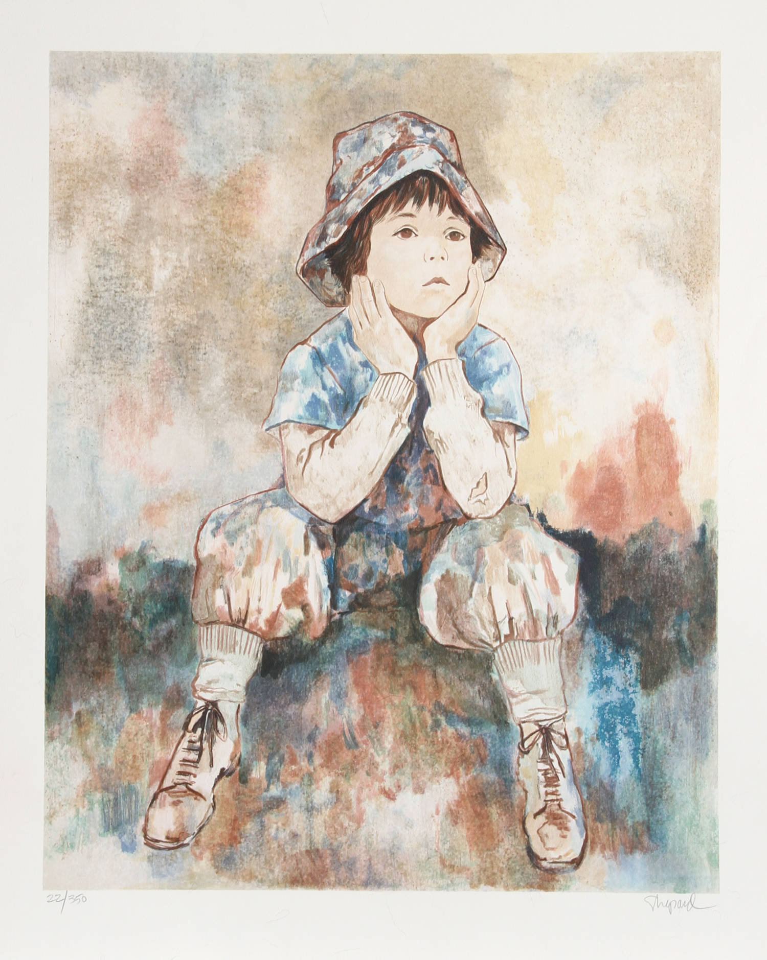 Boy in Hat- Richard Shepard - Contemporary - Fine Art Prints - by RoGallery | Houzz