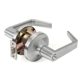 Tell Privacy Lever Lockset 2-3/4", Satin Chrome - Door Levers - by ...