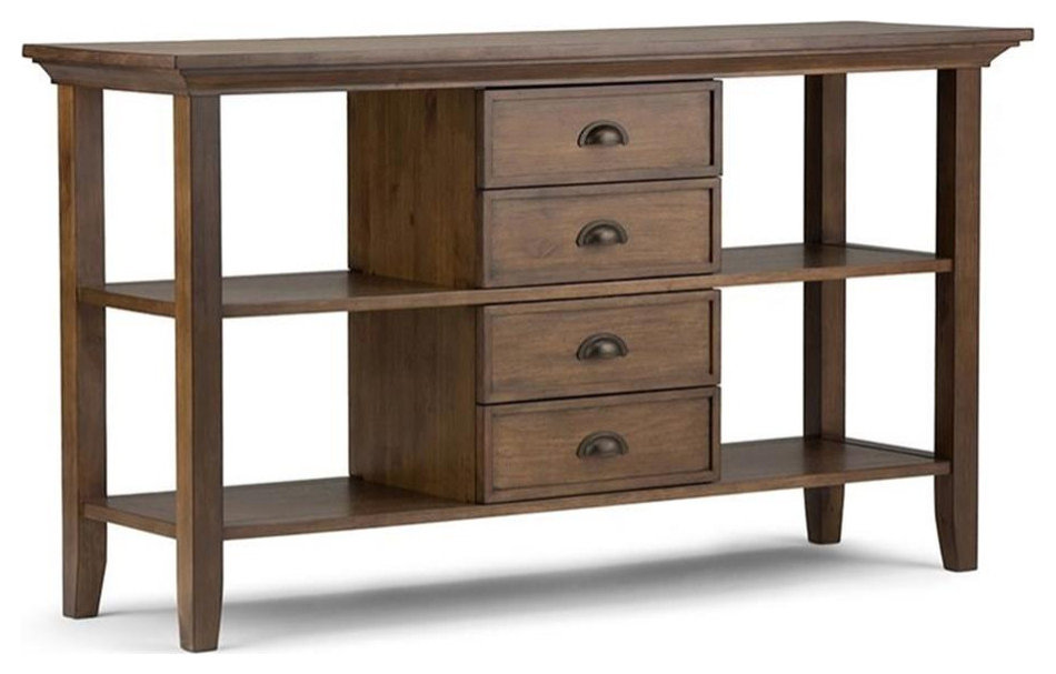 Redmond Solid Wood Console Sofa Table - Transitional - Console Tables ...