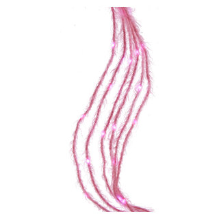 120-Light Pink Fuzzy Multi Strand LED Set - Holiday Lighting - by Kurt ...