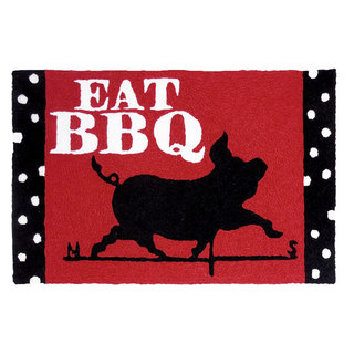JellyBean Accent Rug Eat Bbq - Farmhouse - Outdoor Rugs - by Uber ...