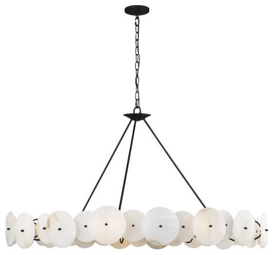 Cosmos 9-Light Chandelier In Industrial Style, 26.75"Hx48"W - Contemporary - Chandeliers - by ...