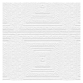 Architectural, Texture Geometric Paintable Pre-Pasted Wallpaper, Sample ...