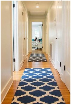 one long runner or multiple runners down hallway?