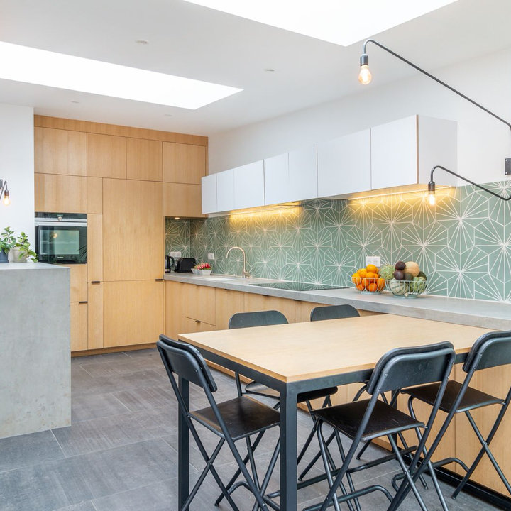 75 Beautiful Kitchen with Tile Benchtops Ideas & Designs - July 2024 ...