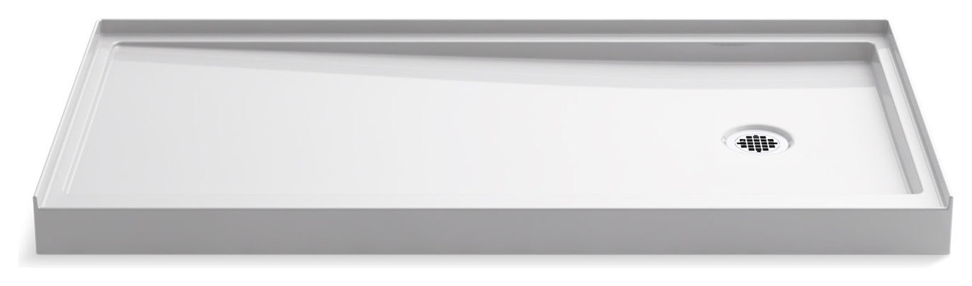 Kohler K-8642 Rely 60" x 30" Rectangular Shower Base - Shower Pans And ...