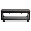 Sherlock Lift Top Cocktail Table With Casters - Industrial - Coffee ...