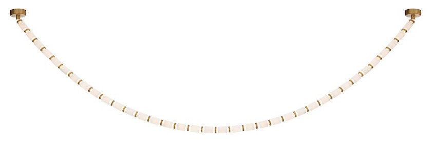 Modern Forms Entice 36-Light 181" LED Pendant/2700K, Brass/Canopy ...