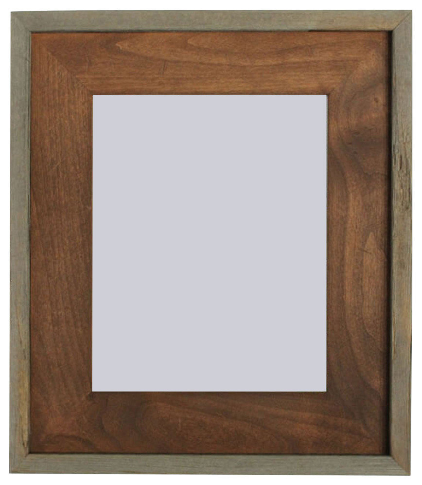 Wasatch Rustic Barnwood Picture Frame, 8.5"x11" - Rustic - Picture ...