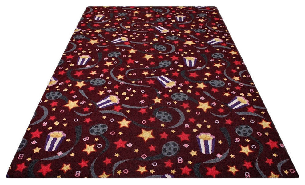 Feature Film, Area Rug, Nylon Stainmaster Carpet, Square 7'x7 ...