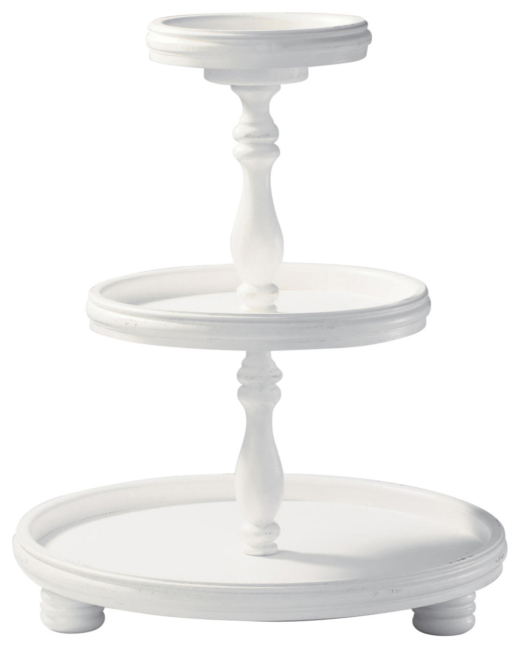 3 Tier Wooden Display Stand - Traditional - Dessert And Cake Stands ...