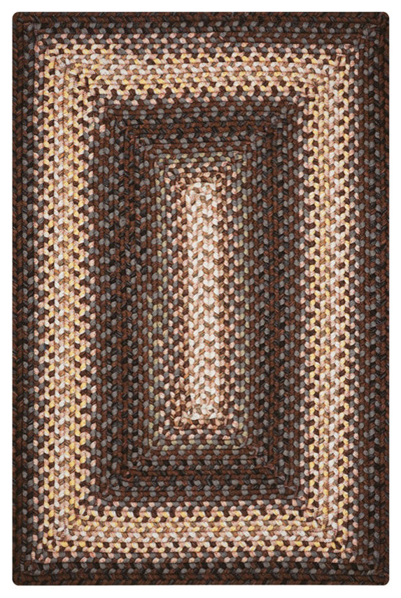 Homespice Decor Driftwood Indoor/Outdoor Braided Rug (Rectangle), 27" x ...