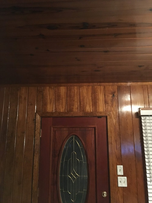 Old paneling, new floors