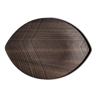 Legnoart Leaf Serving Tray, Maple Wood, 13.2"W, 17.8"W - Contemporary ...