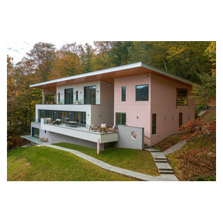 Modern - Sherman Lake view - Midcentury - Exterior - New York - by HSL ...