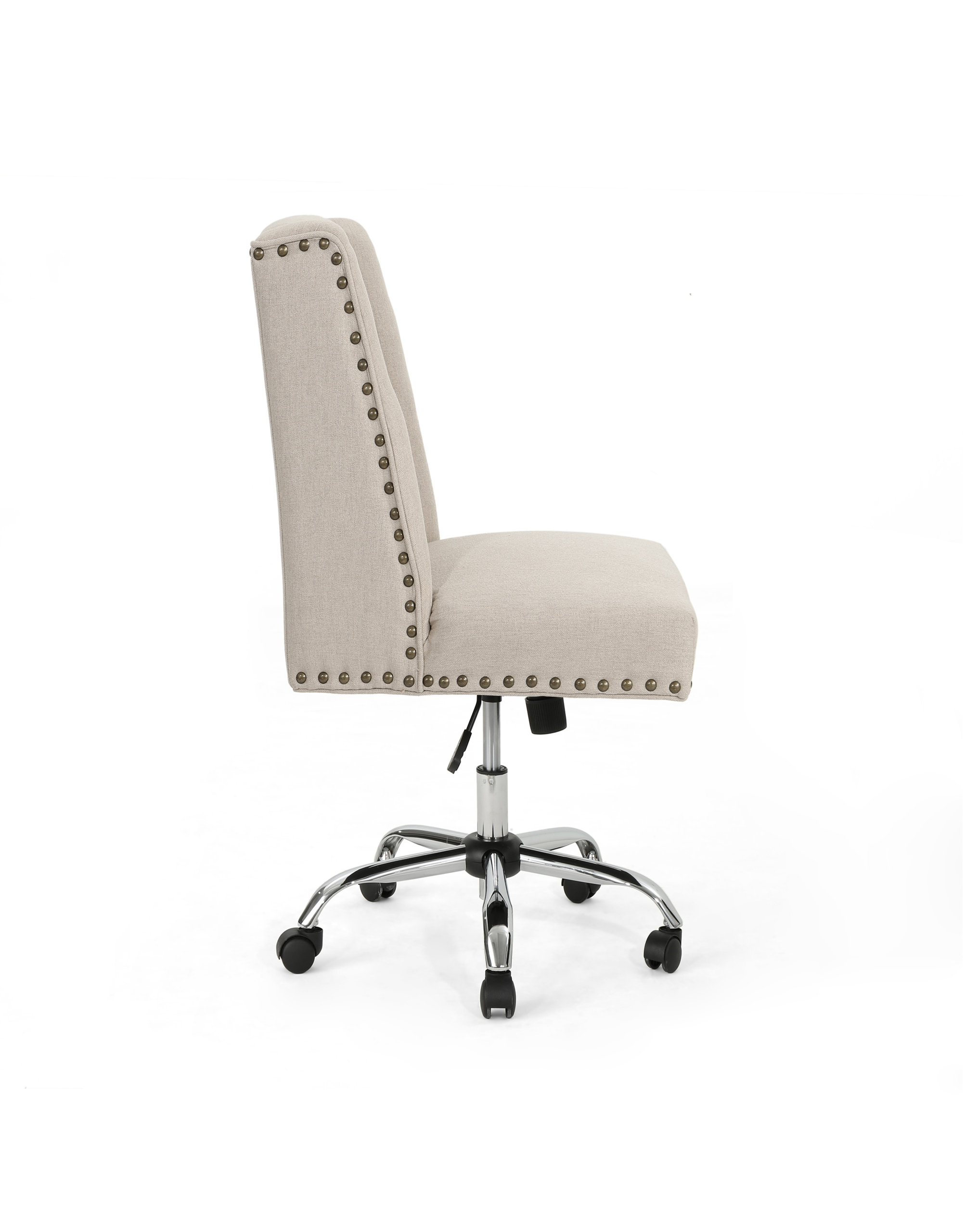 GDF Studio Quentin Contemporary Fabric Swivel Office Chair ...