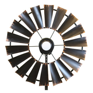 60 Inch Charred Whiskey Barrel Windmill Ceiling Fan | The Patriot ...