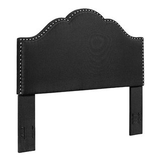 Preston Camelback Upholstered King/Cal King Headboard - Transitional ...