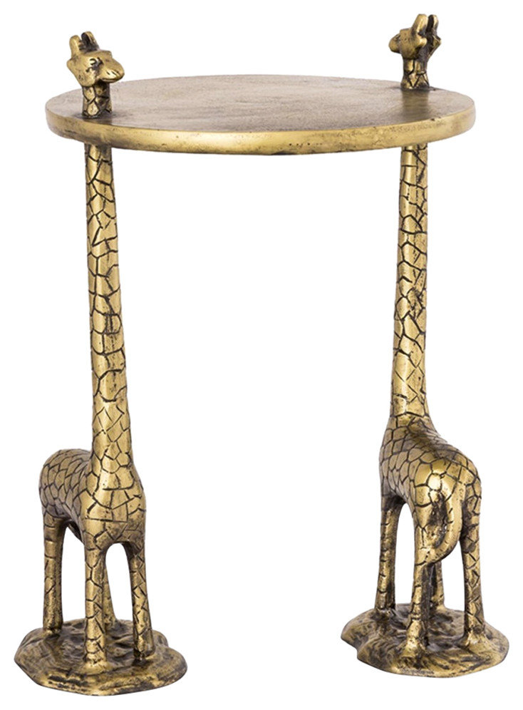 Giraffe Pair End Table - Contemporary - Side Tables And End Tables - by ...