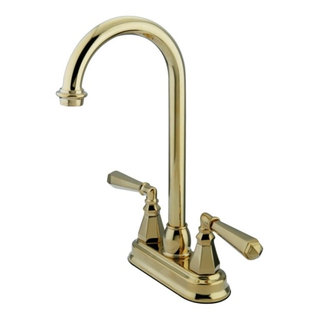Metropolitan Polished Chrome Two Handle 4" Centerset Bar Faucet ...