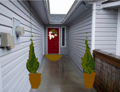 Ideas for making my narrow front path to front door more inviting?