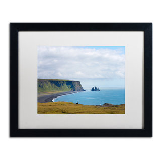 Philippe Sainte-Laudy 'Reynisfjara Beach' Matted Framed Art, 20 x 16 ...