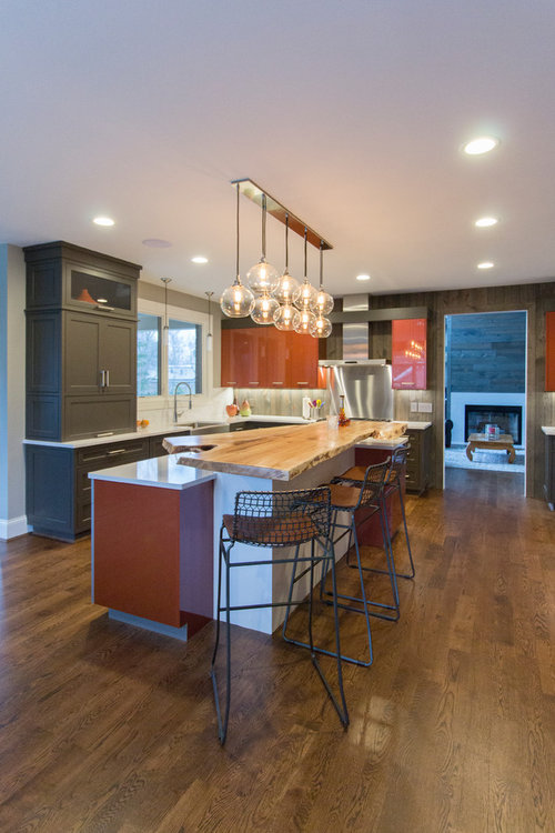 A traditional spec house kitchen gets a BIG makeover