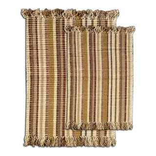 Silk Ribbed 2-Piece Rug Set - Contemporary - Area Rugs - by Home ...