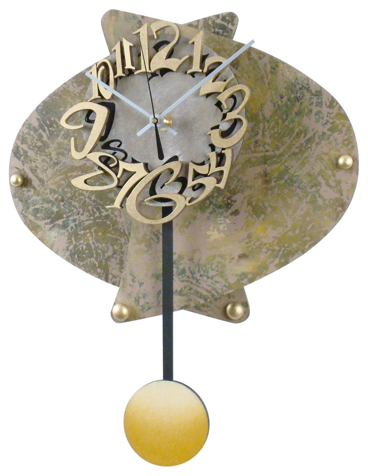 Crescent Wall Clock - Contemporary - Wall Clocks - by david scherer | Houzz