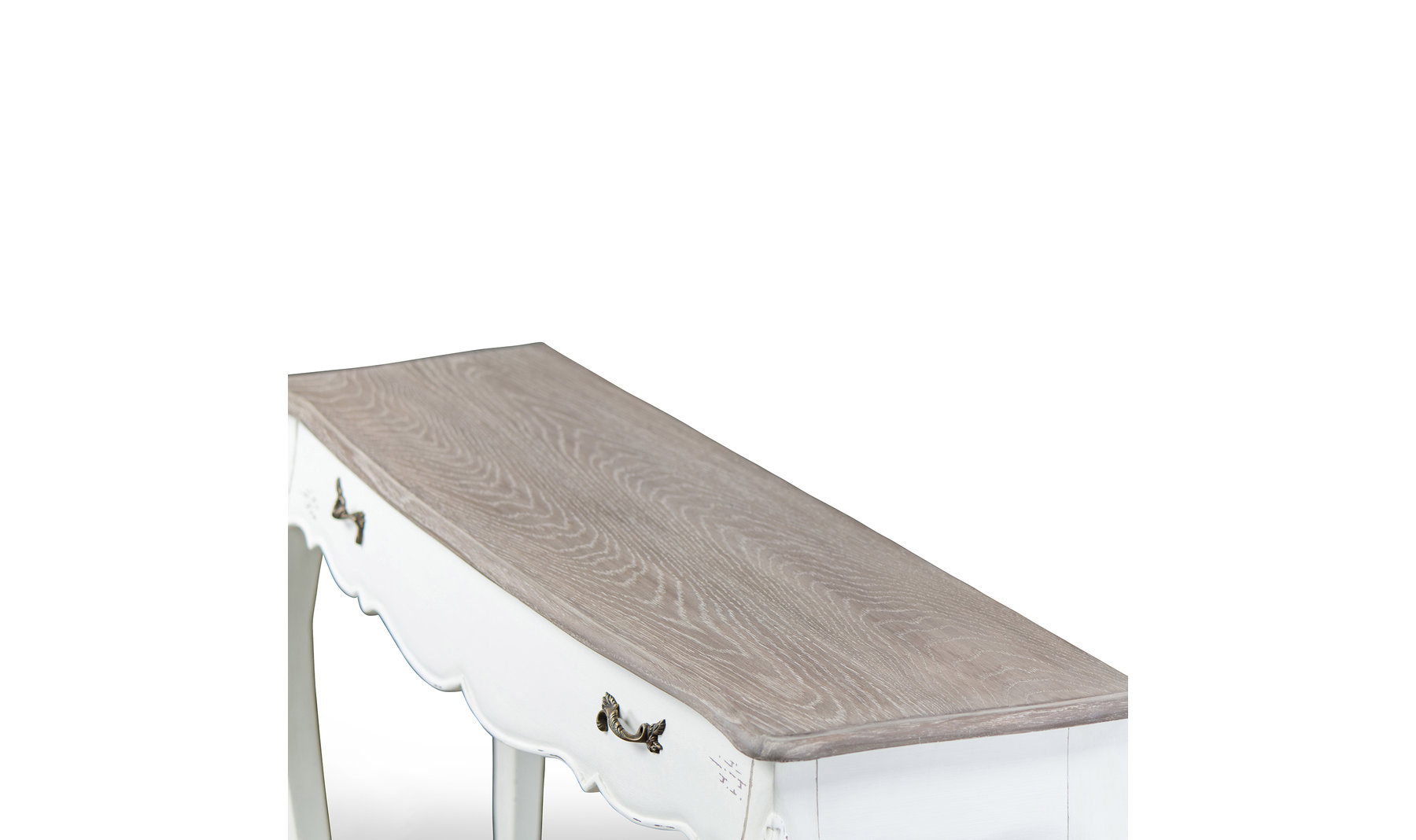 Bourbonnais Wood Traditional French Console Table - French Country ...